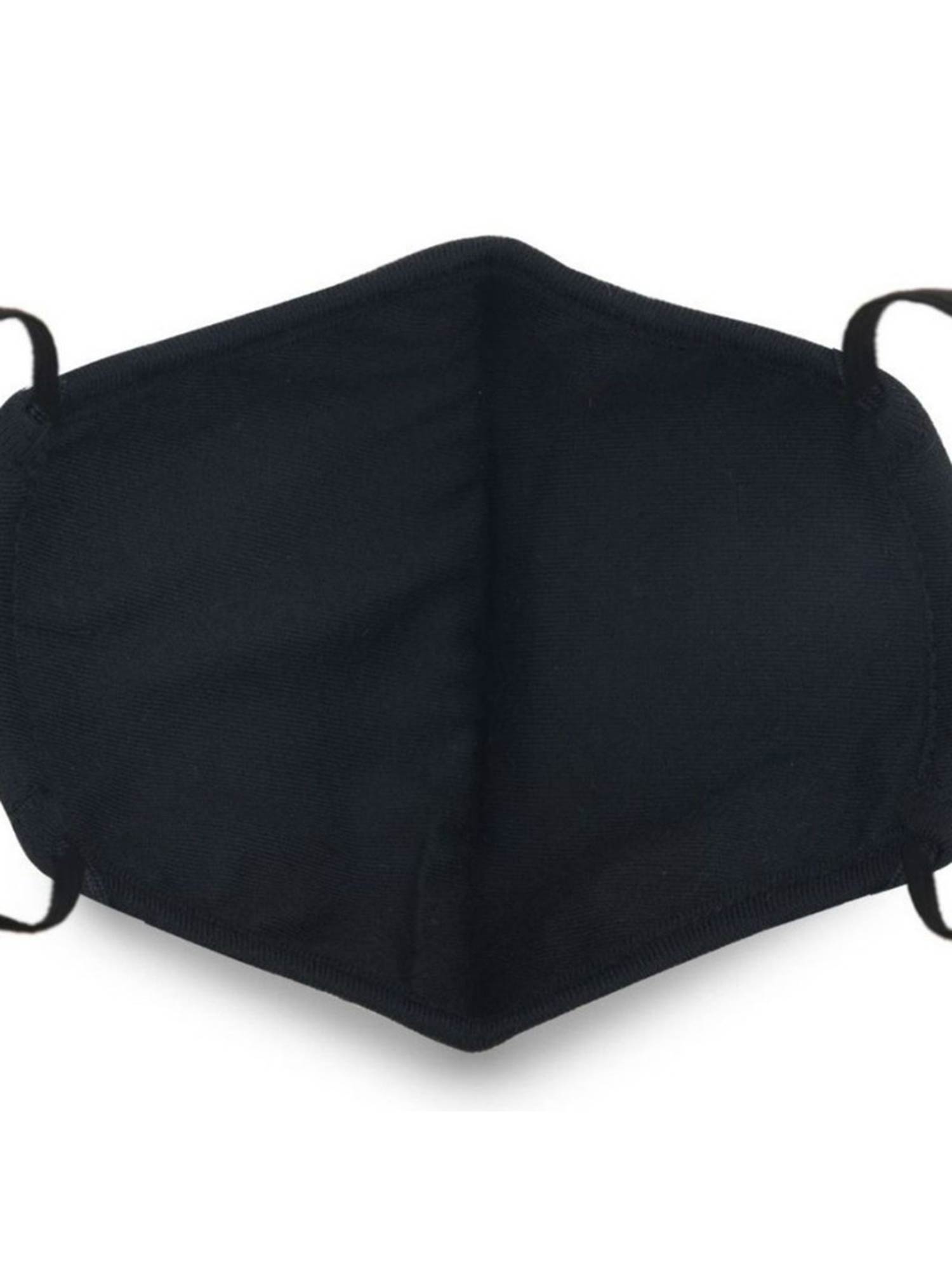 Buy Maskerade Basic Balck Mask - Pack Of 3(Free Size) Online