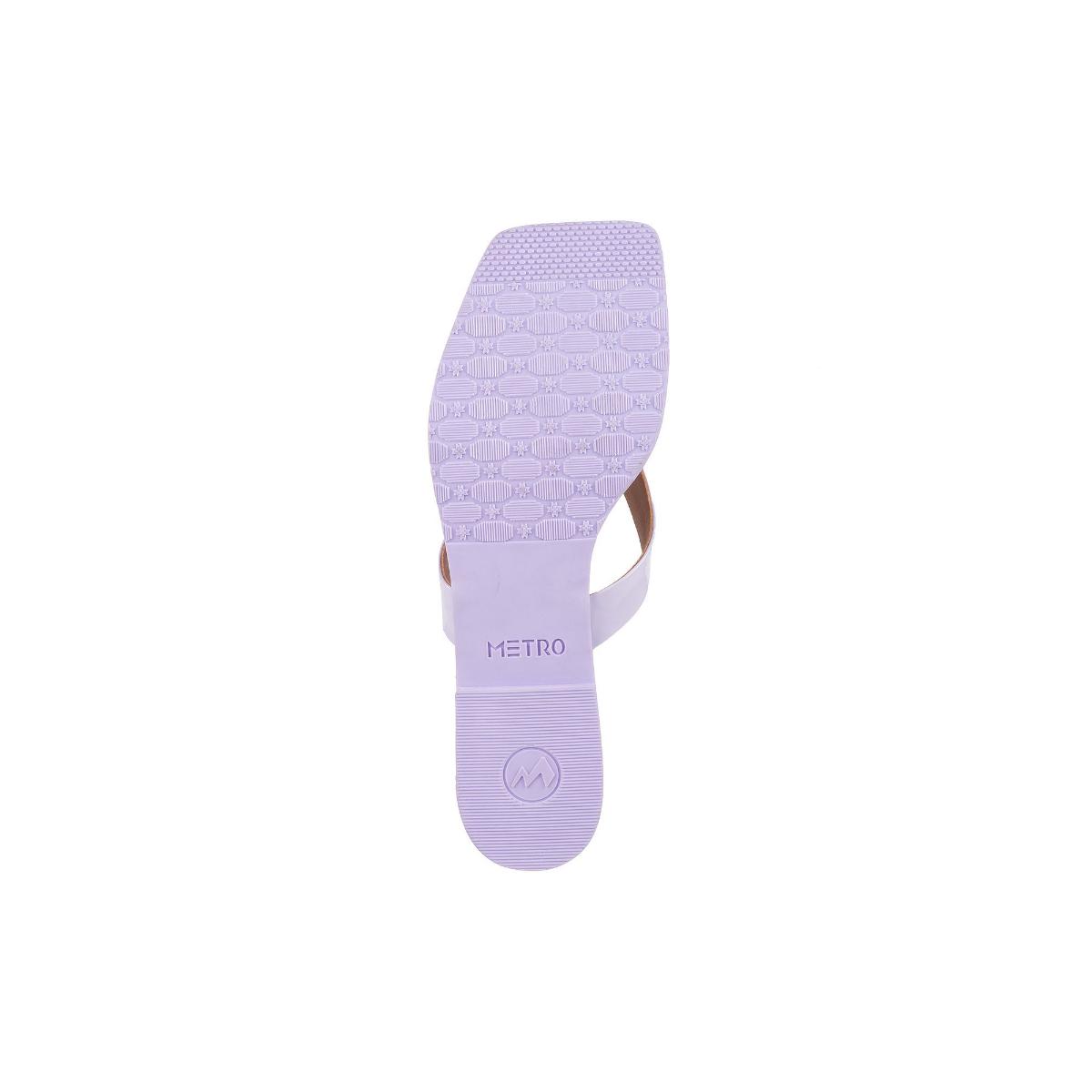 Buy Metro Womens Purple Flat Chappals Online