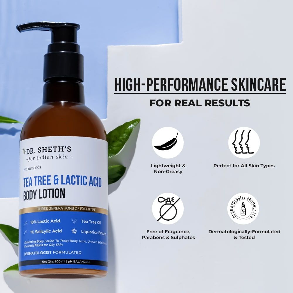 Dr Sheths Tea Tree And Lactic Acid Body Lotion Buy Dr Sheths Tea Tree And Lactic Acid Body