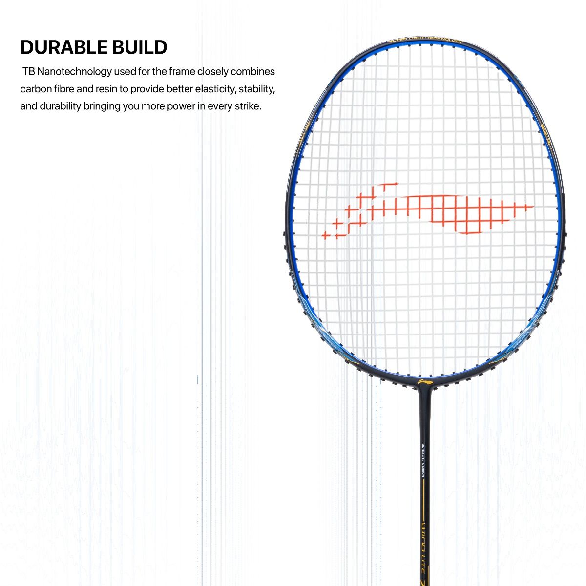 Buy Li-Ning Wind Lite 700 II Carbon Graphite Badminton Strung with ...