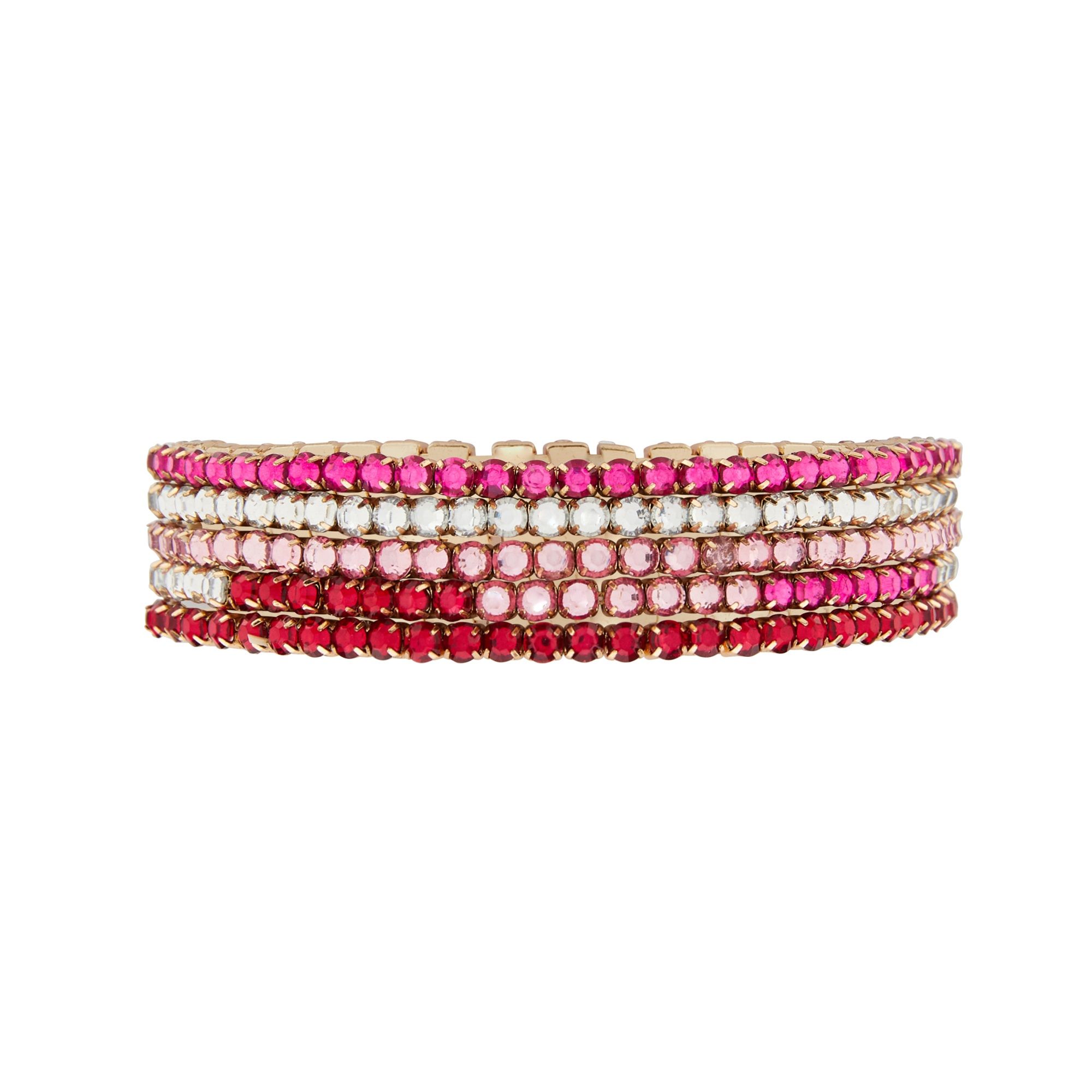 Buy Accessorize London Women's Cupchain Ombre Stretch Bracelet Pack Online