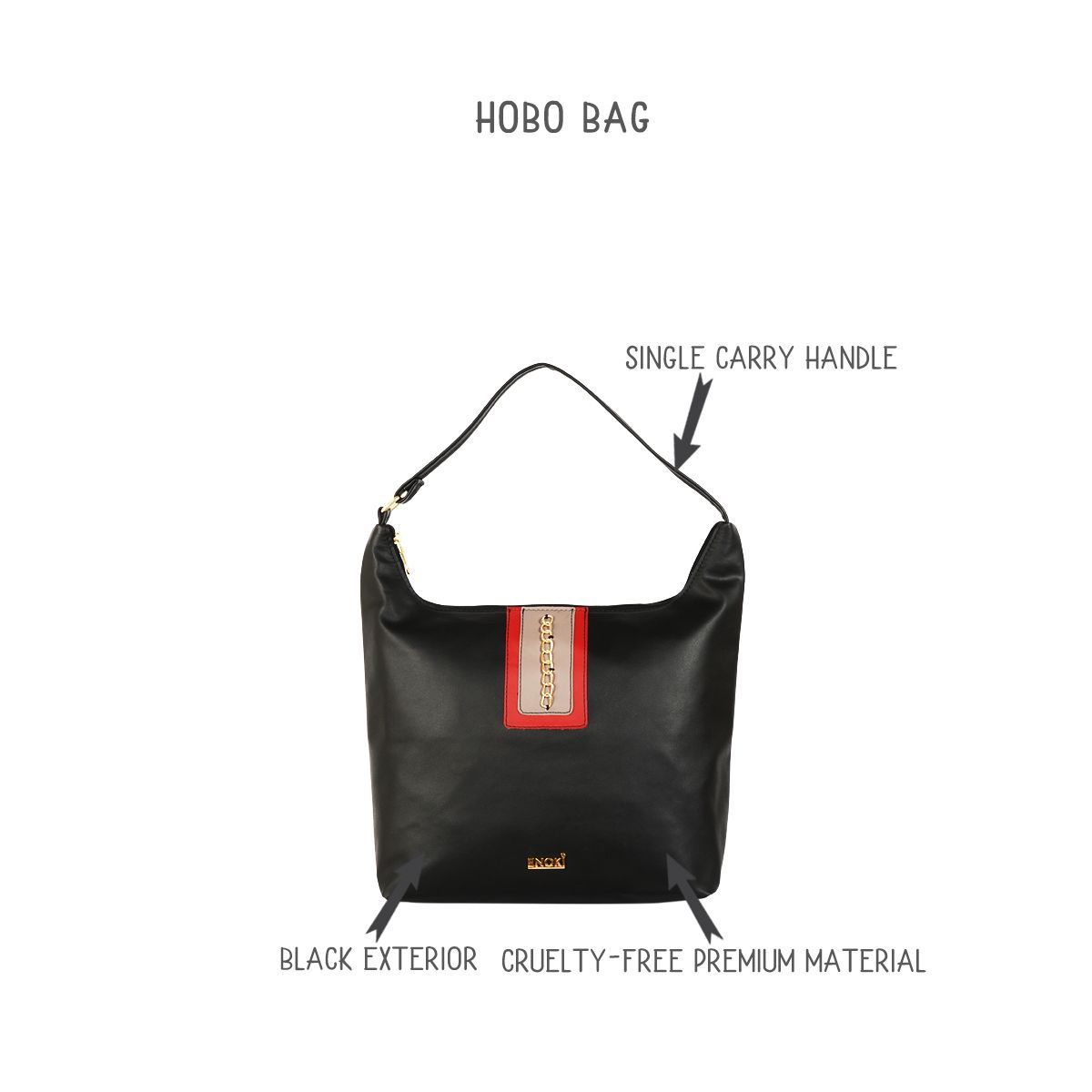 Enoki Women Shoulder Bag Black: Buy Enoki Women Shoulder Bag Black ...