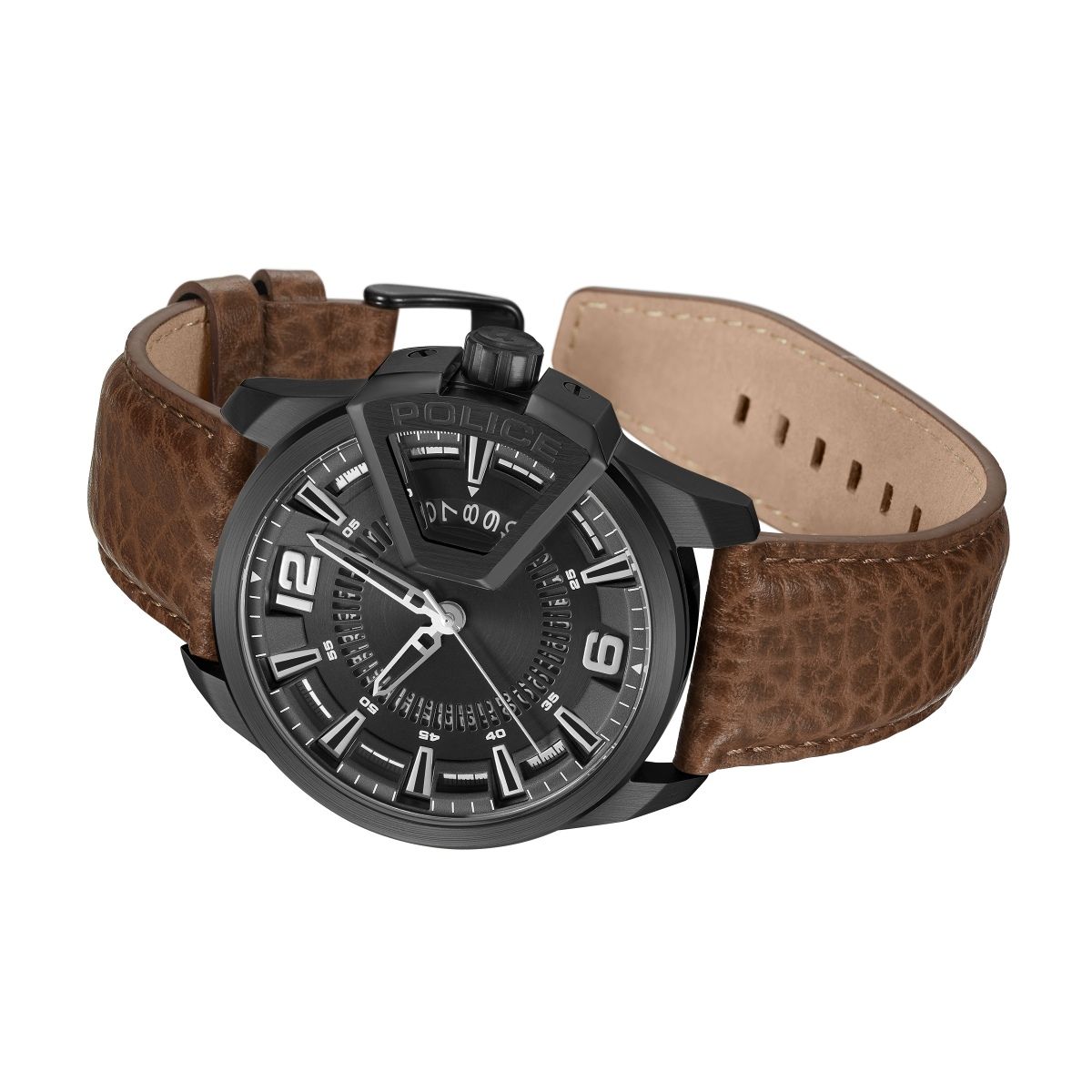 Buy Police PLPEWJB0005602 Black Dial Analog Watch For Men Online