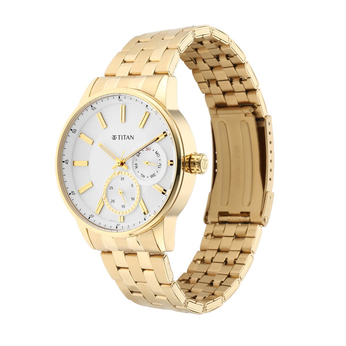 Buy Titan Regalia Opulent 9441YM01 White Dial Analog watch for Men ...