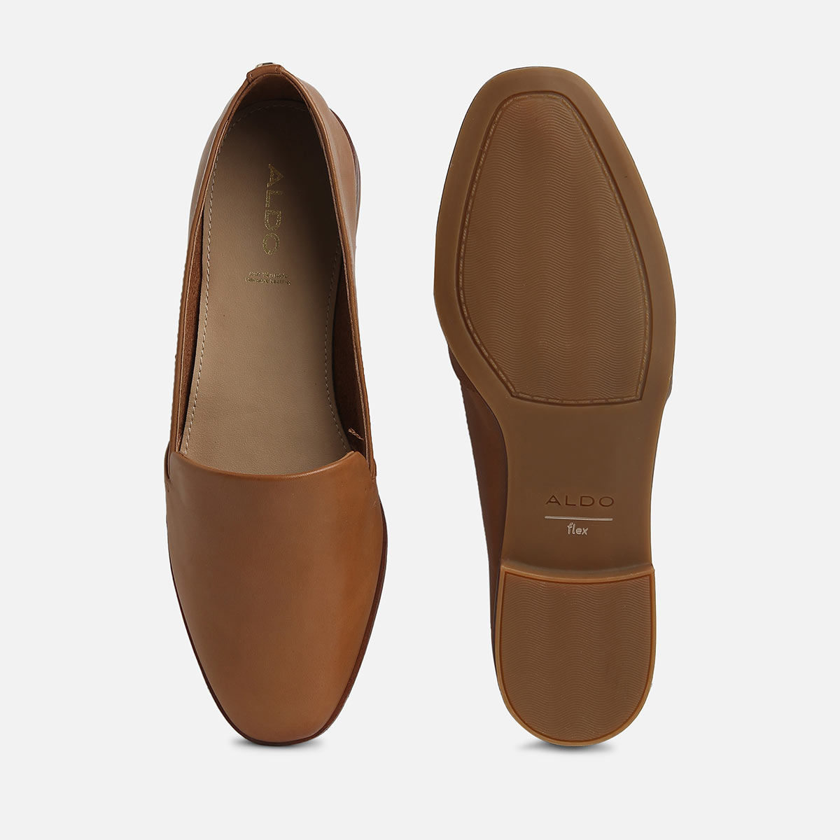 Aldo Veadith Leather Cognac Solid Loafers: Buy Aldo Veadith Leather ...
