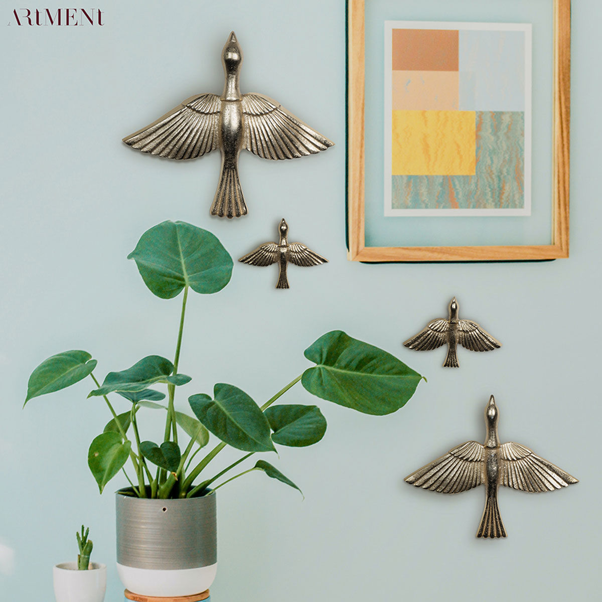 Buy The Artment Minimalist Flight To Freedom Wall Decor (Set of 4) Online