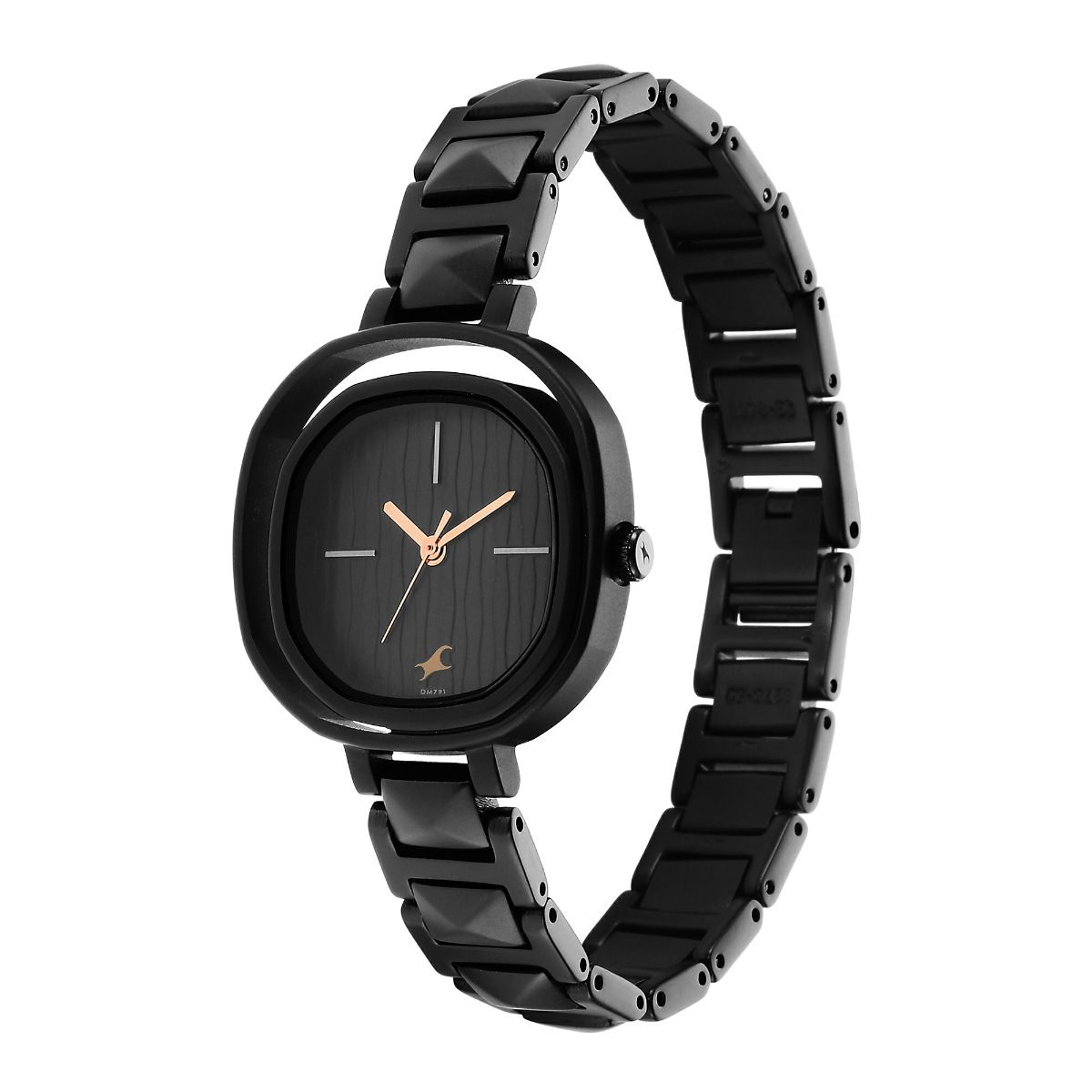 Buy Fastrack Opulence 6276Nm01 Black Dial Analog Watch for Women Online