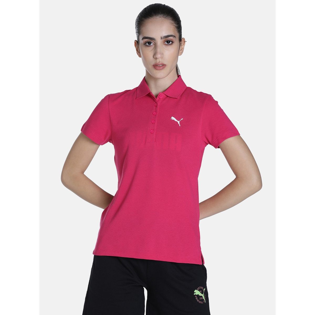 Buy Puma Graphic Women Pink T-shirt Online