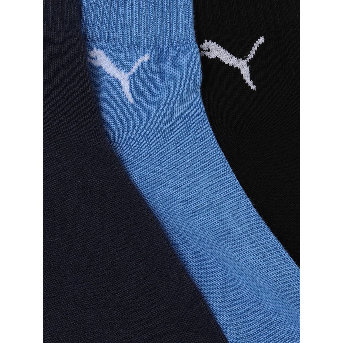 Buy Puma Quarter 3P Unisex Navy Socks (37/40) Online