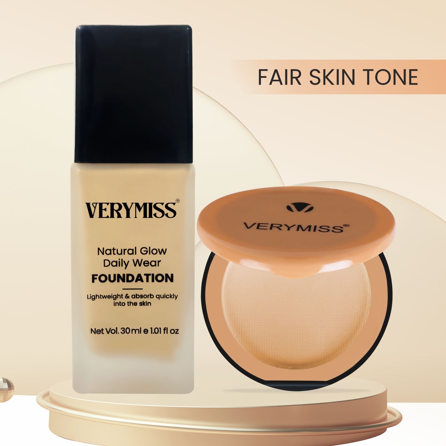 Buy VERYMISS Foundation + Compact Powder - Vmfd06-01, Vmc05-01 Online