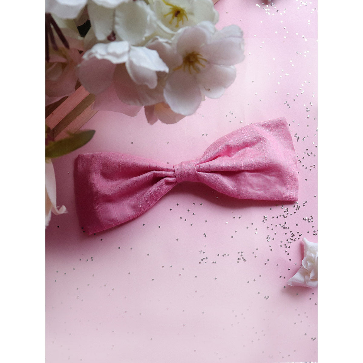 Buy Soho Boho Studio Alice Pink Long Bow Clip Online