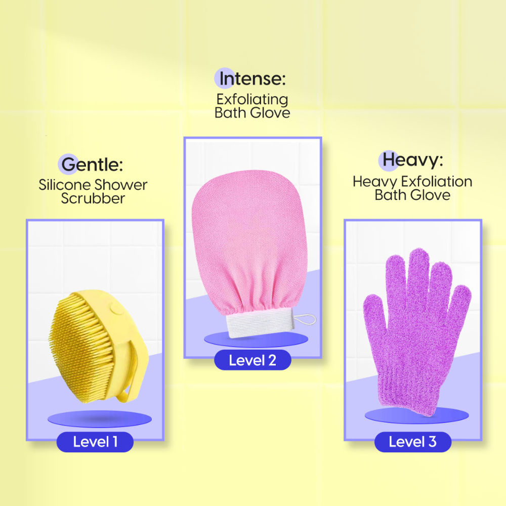 Buy Matra Heavy Exfoliating Bath Glove Loofah Body Scrub Mitten For