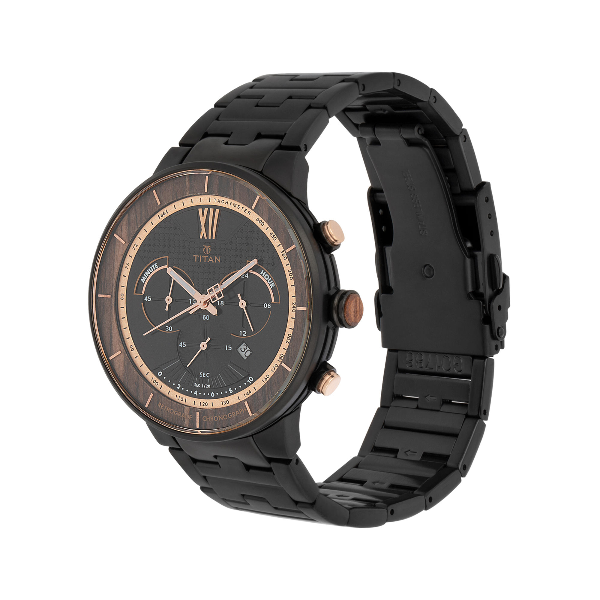 Buy Titan NM1786KM02 Black Dial Analog Watch For Men Online