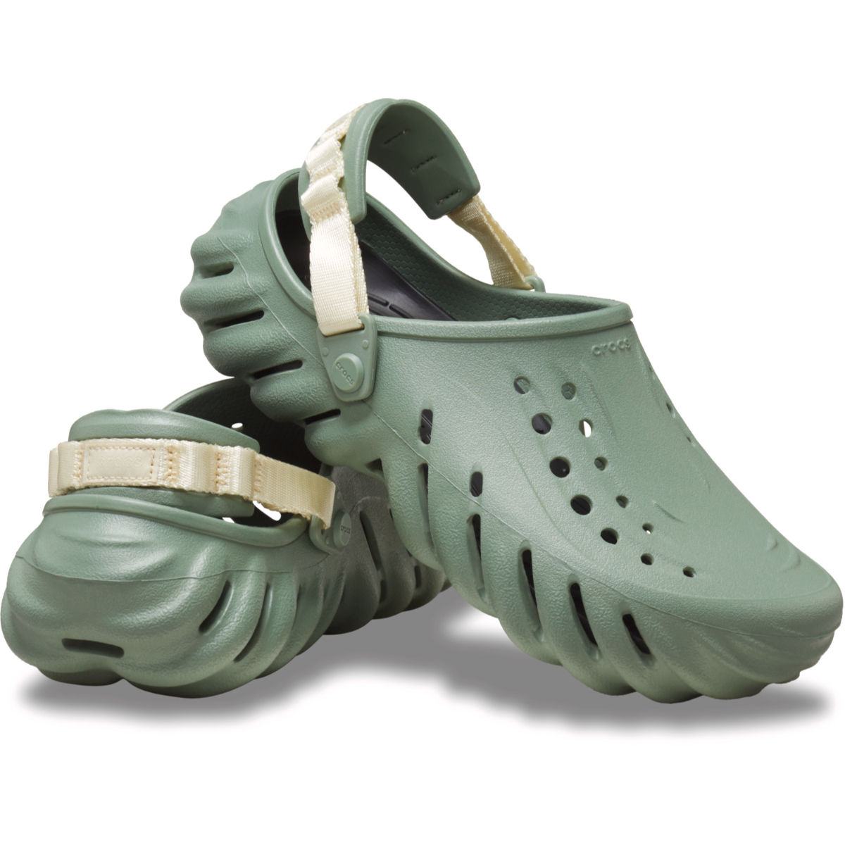 Buy Crocs Unisex Adult Echo Clogs Moss Green Online
