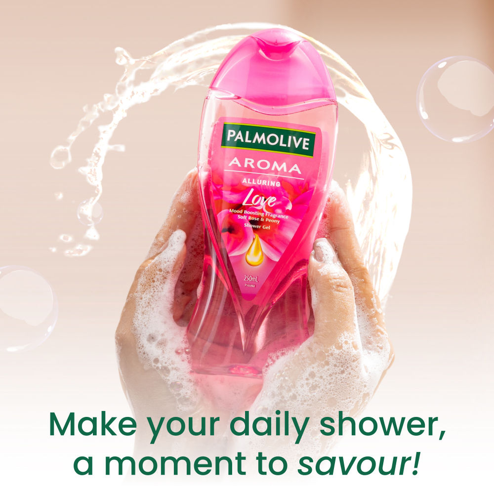 Buy Palmolive Aroma Alluring Love Body Wash With Soft Rose & Peony Online