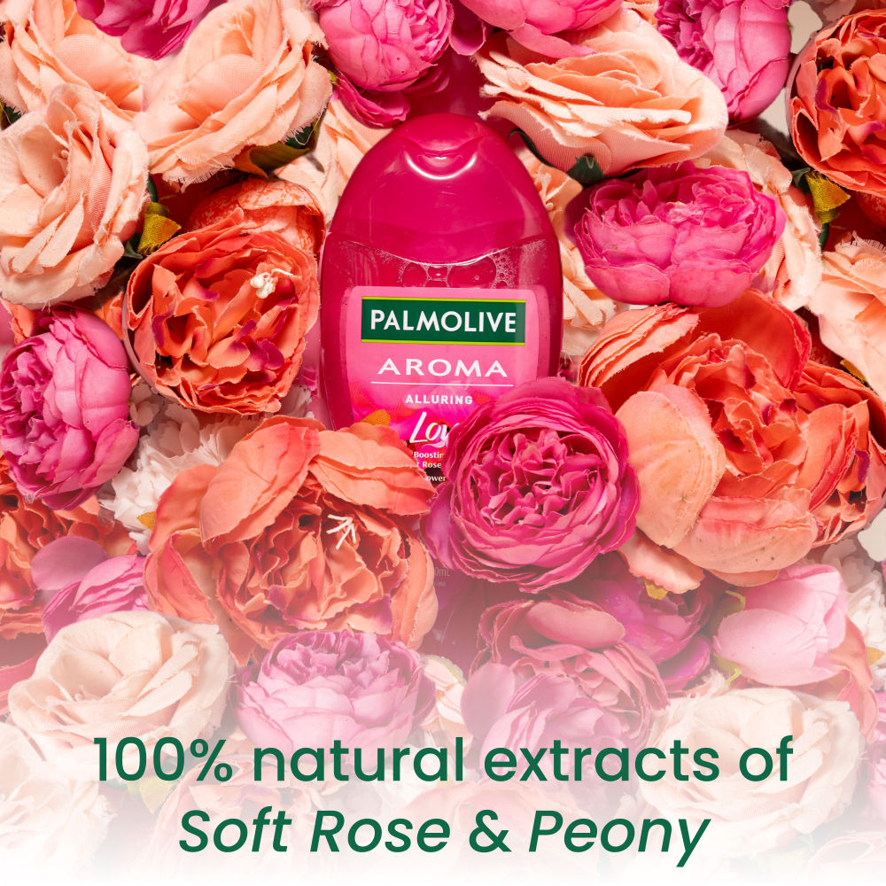 Buy Palmolive Aroma Alluring Love Body Wash With Soft Rose & Peony Online