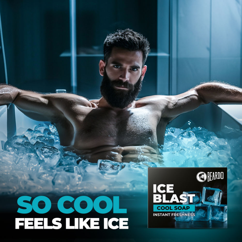 Buy Beardo Ice Blast Soap Instant Freshness For Men Online