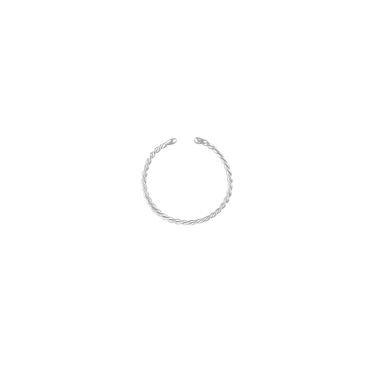 Buy Giva 925 Oxidised Silver Coiled Hoop Nose Ring For Women And Girls ...