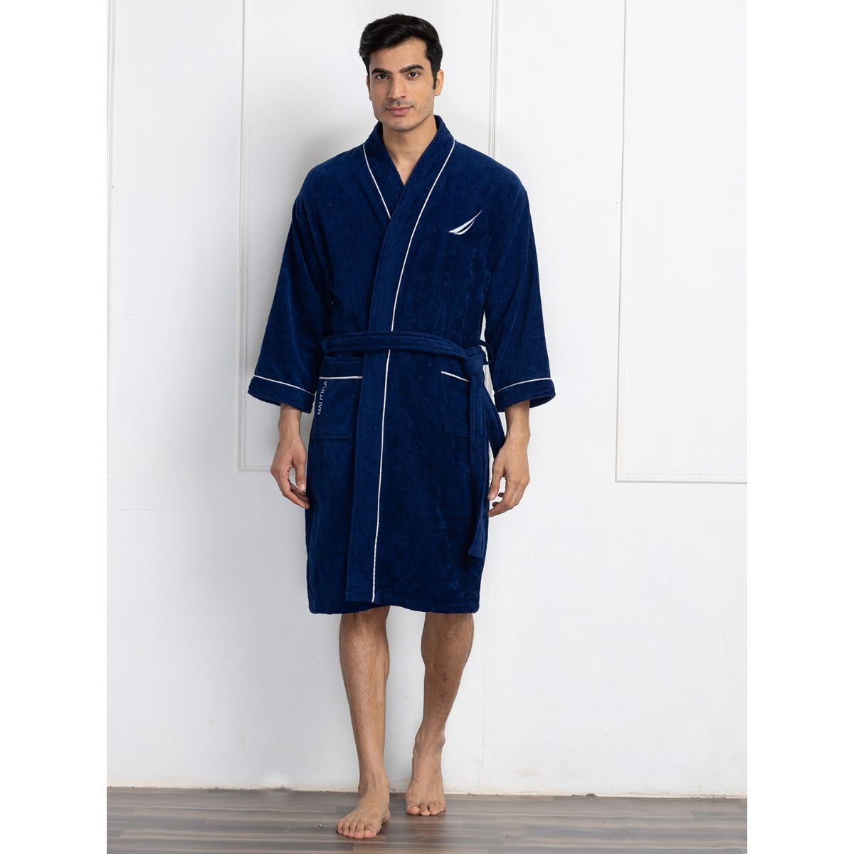 Buy Nautica Luxurious Ultra Soft Bath Robe -2pc Online