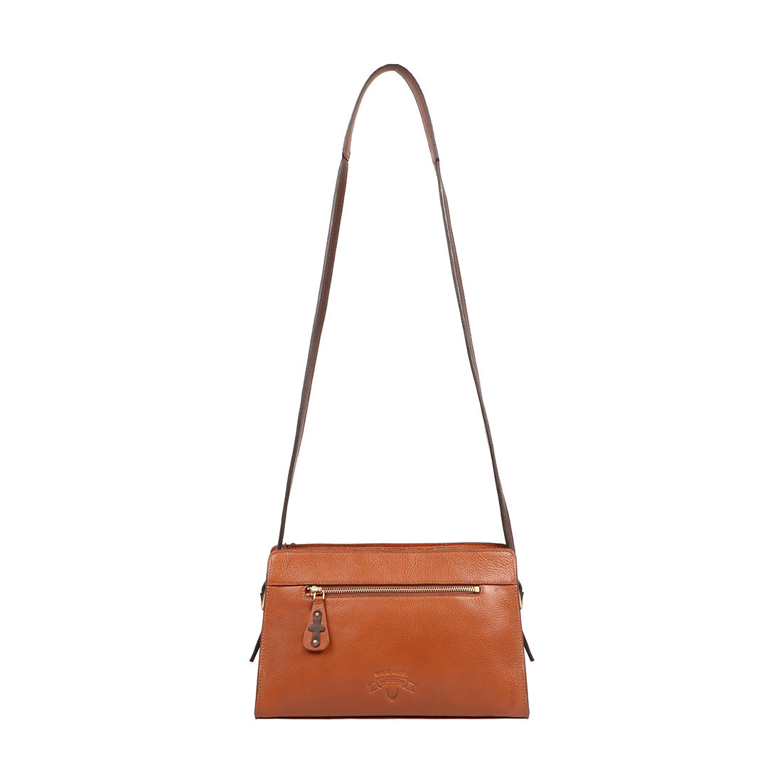 Buy Hidesign Sally Scull 02 Tan Leather Women's Sling Bag Online