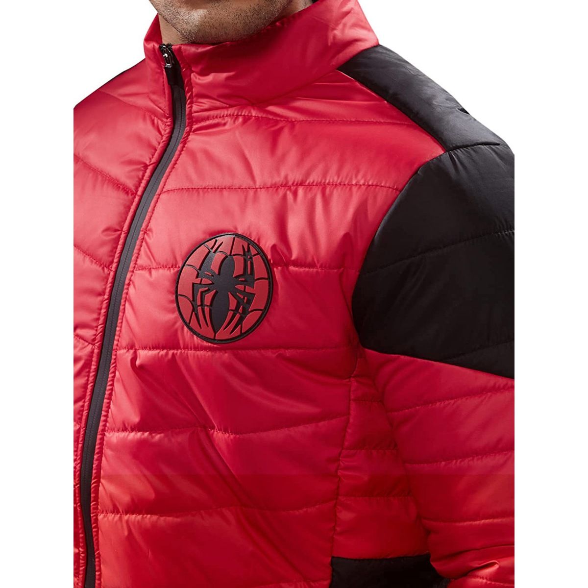 Buy The Souled Store Men Official Spider-Man Logo Red Men Puffer ...
