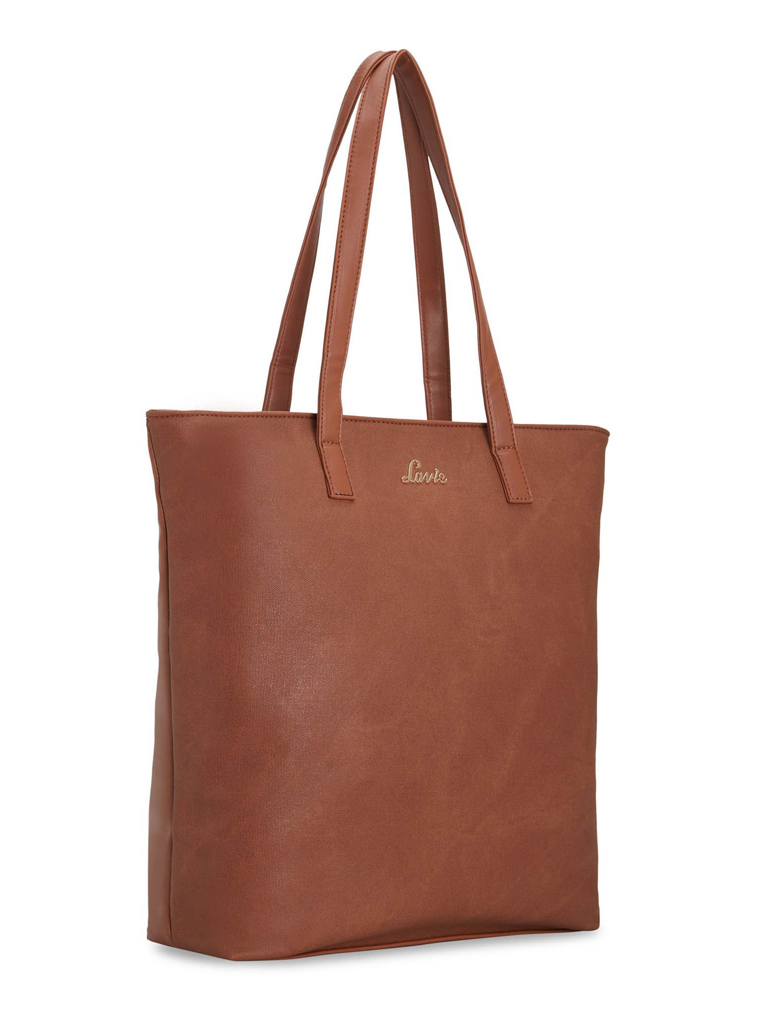 Buy Lavie Brown Polyurethane Chapman Lg Vt Tote Bags Online