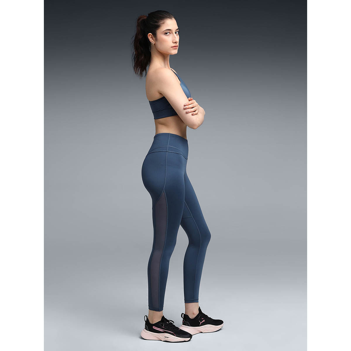 Buy Puma Shape Womens High-Waist Blue Training Tights Online