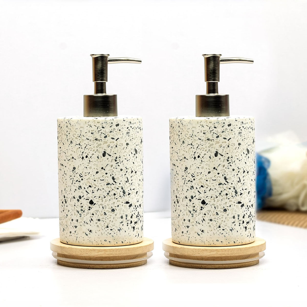 Buy Anko Set of 2 Soap Dispensers- White Online