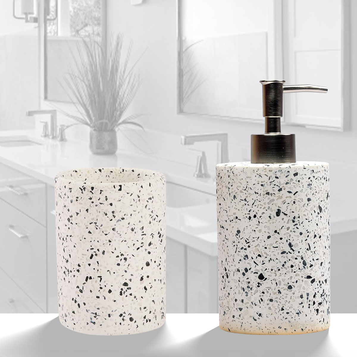 Buy Anko Set of 2- Soap Dispenser & Tumbler Online