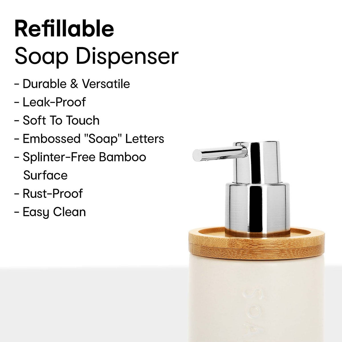 Buy Anko White 2 Soap Dispensers Online