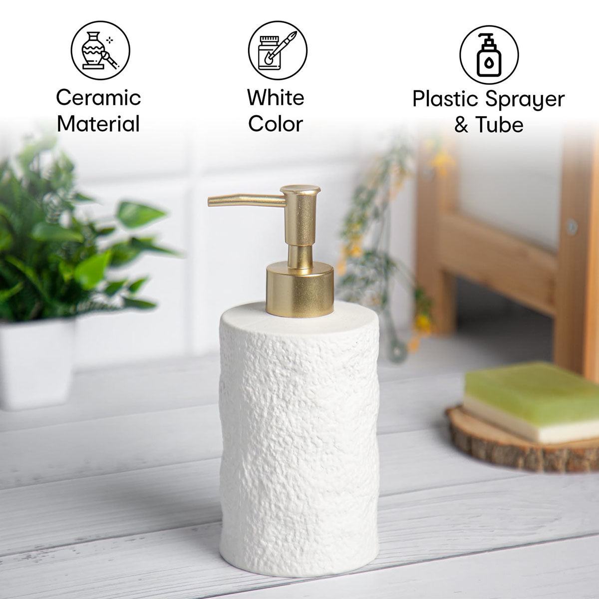 Buy Anko White Soap Dispenser- 3Pcs Online