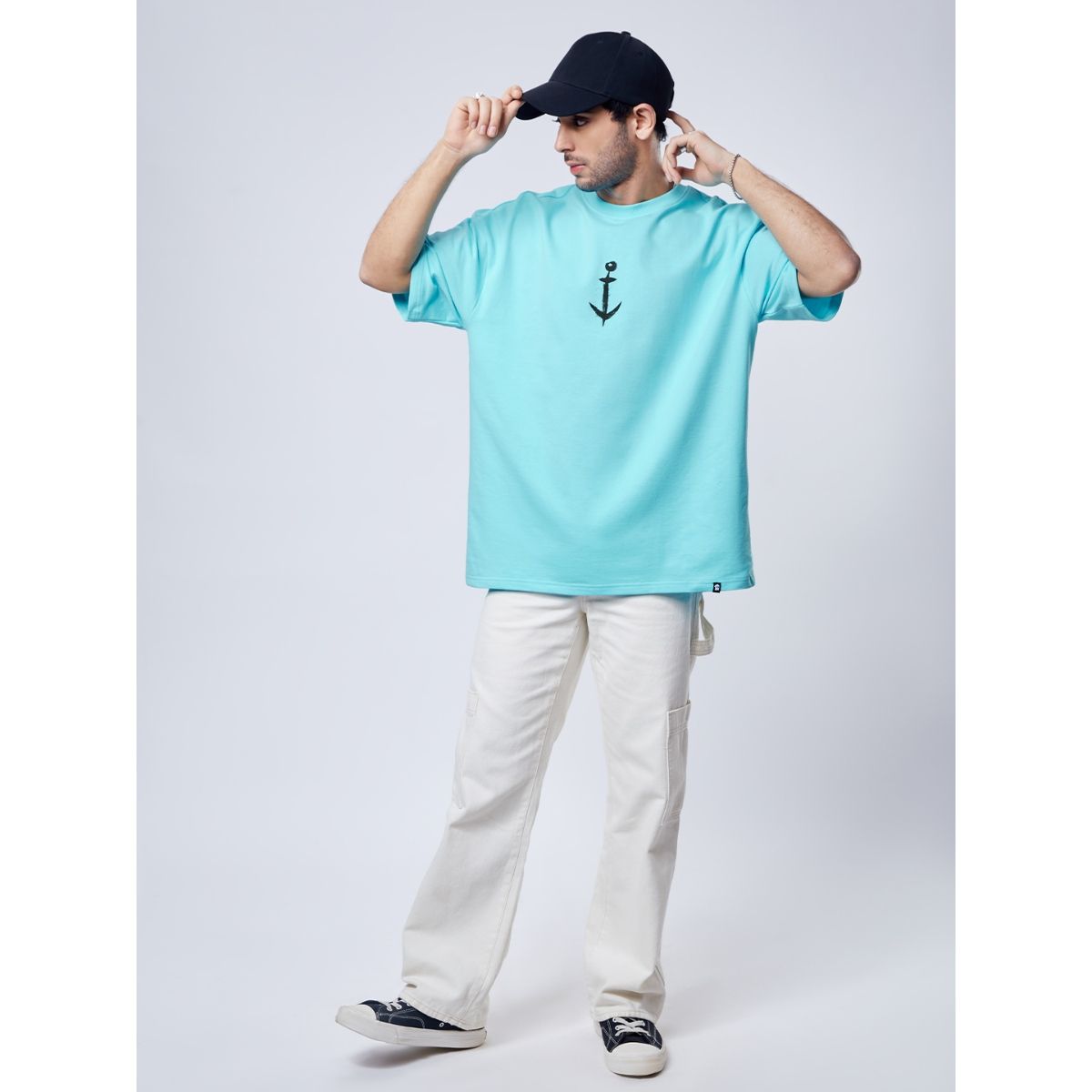 The Souled Store Popeye Bring Em On Printed Cotton Oversized T Shirts