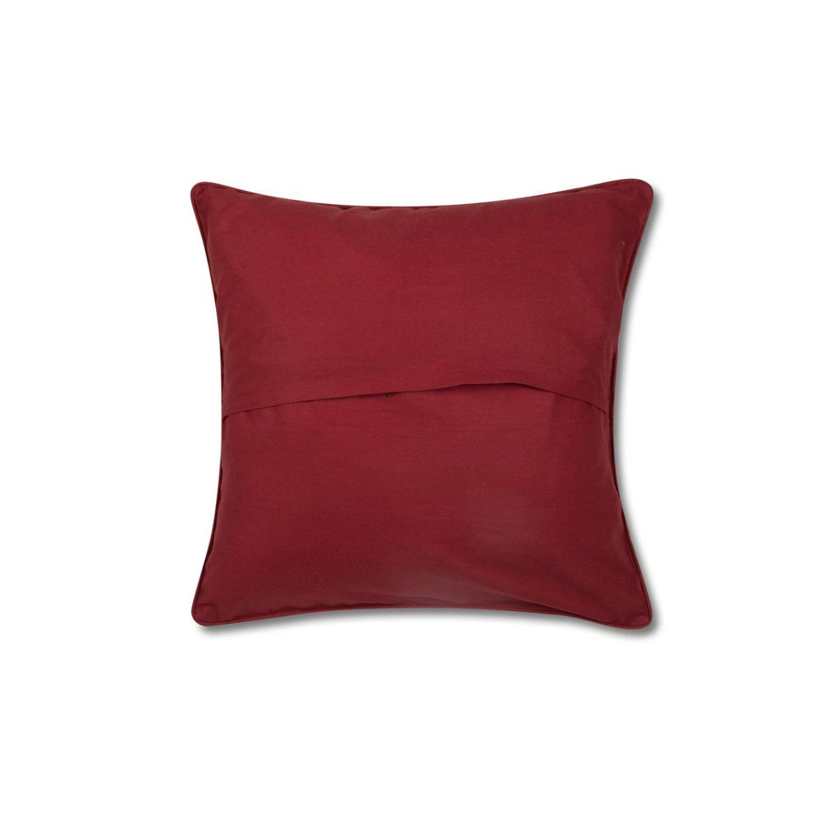 Fabindia Maroon Gulbahar Cushion Cover (16x16 inches): Buy Fabindia ...