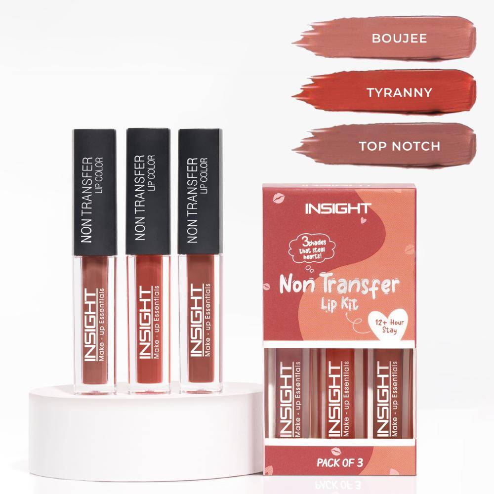 Buy Insight Cosmetics Non Transfer Lip Kit - Pack Of 3 Online