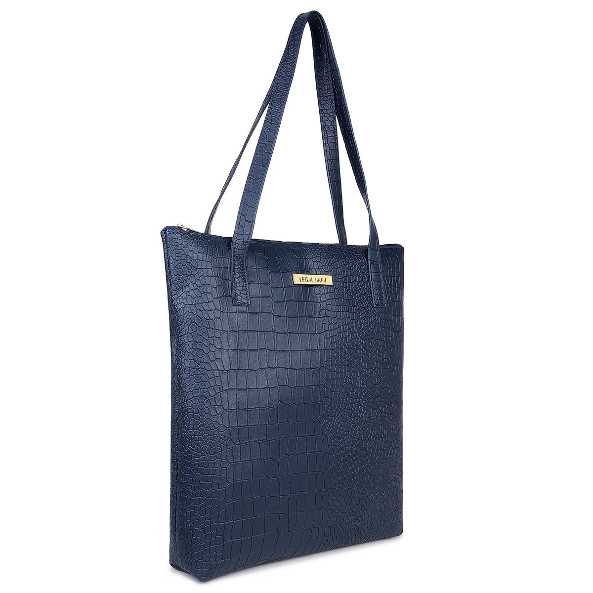 Buy Legal Bribe Crock Style Long Tote Bag Blue Online