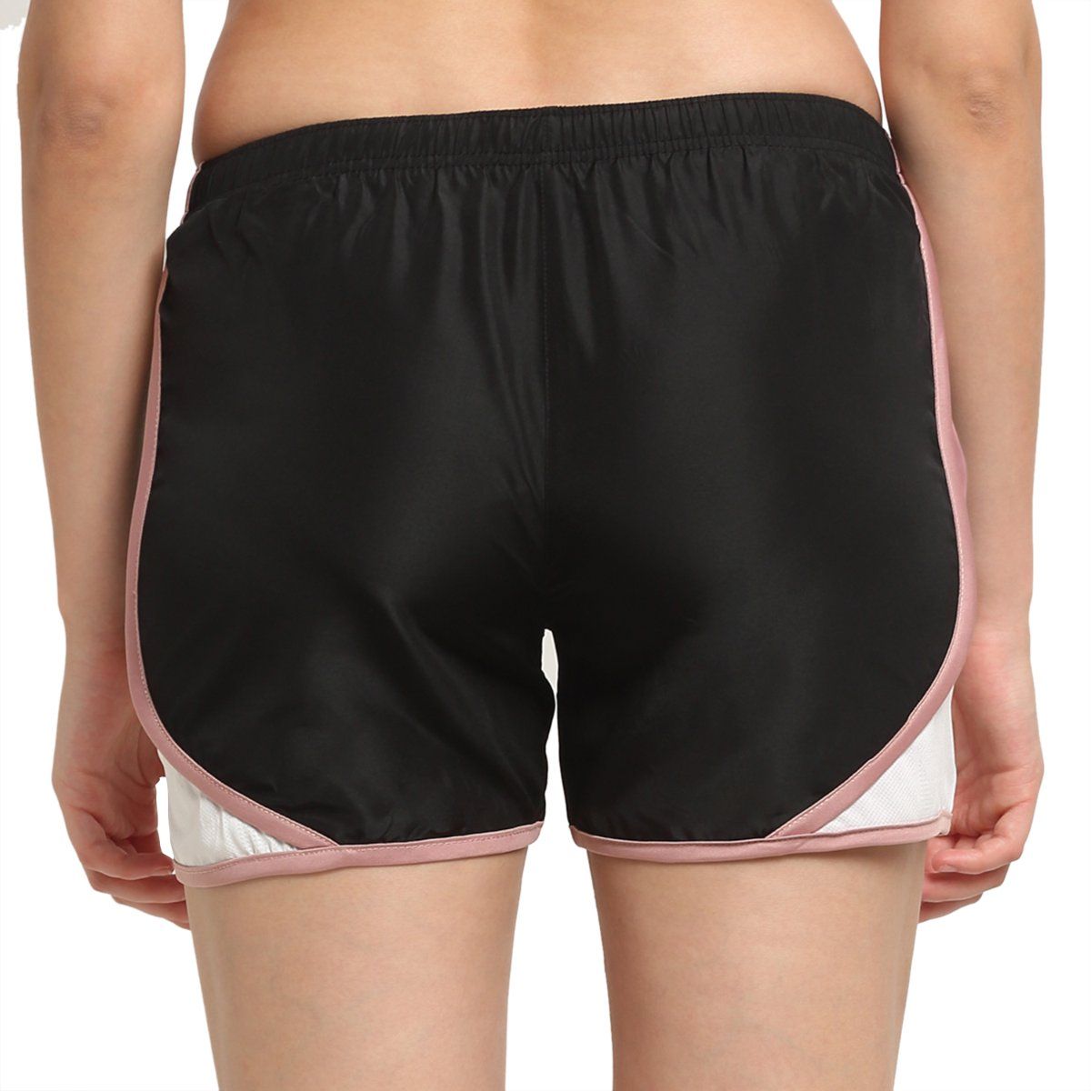 Buy INVINCIBLE Black Blush Women Running Shorts Online