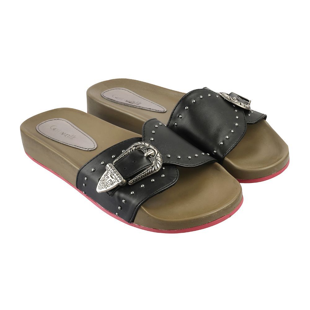Buy CATWALK Buckle Studded Sliders Online