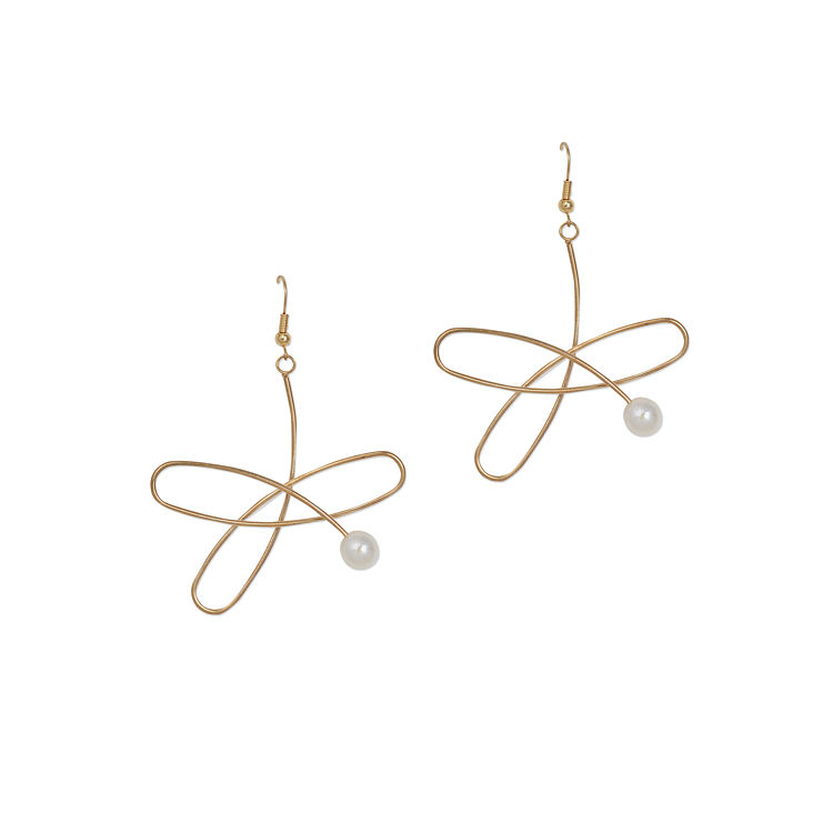 Femnmas Wire Star Pearl Earrings: Buy Femnmas Wire Star Pearl Earrings ...