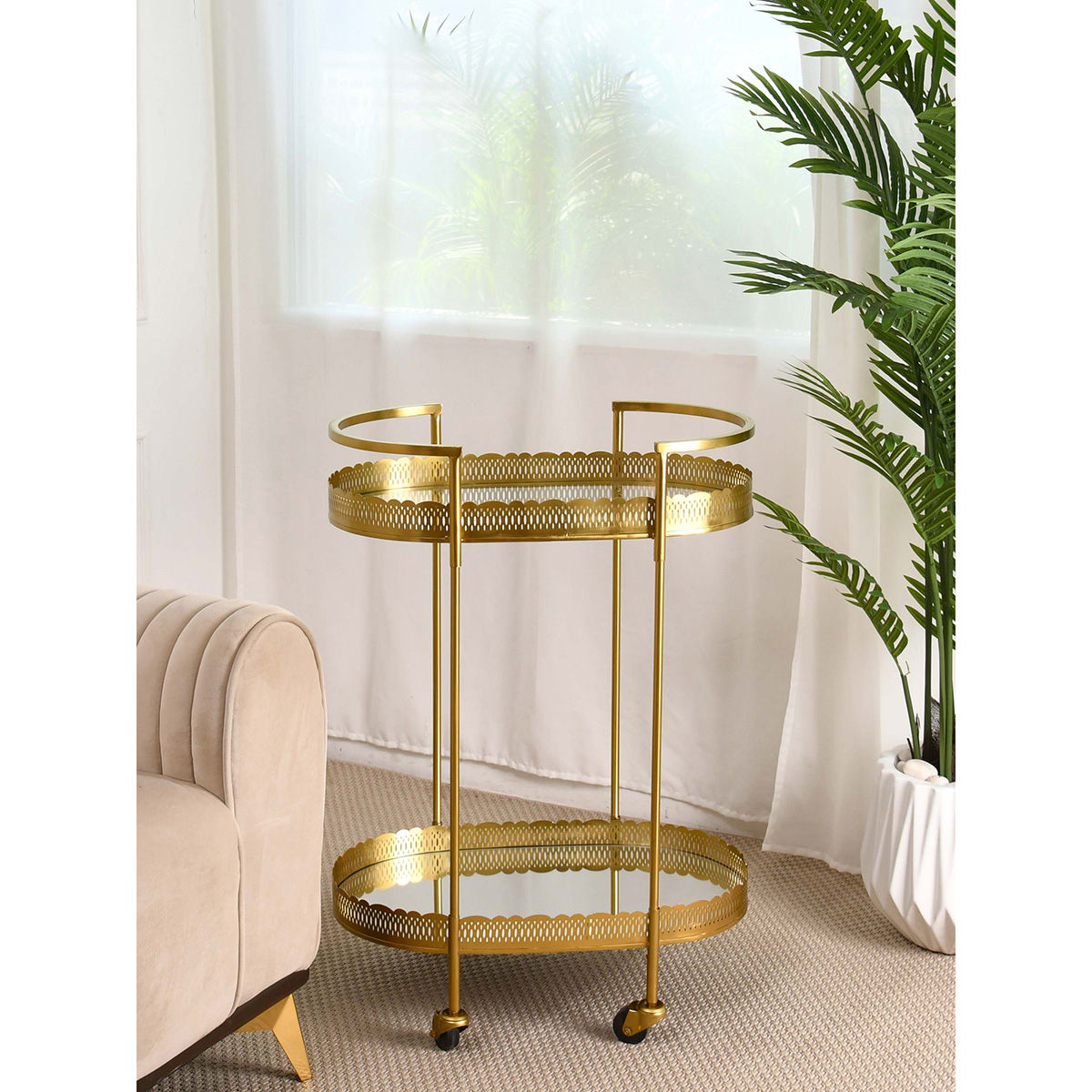 Buy Mason Home Mehrauli Oval Trolley Online