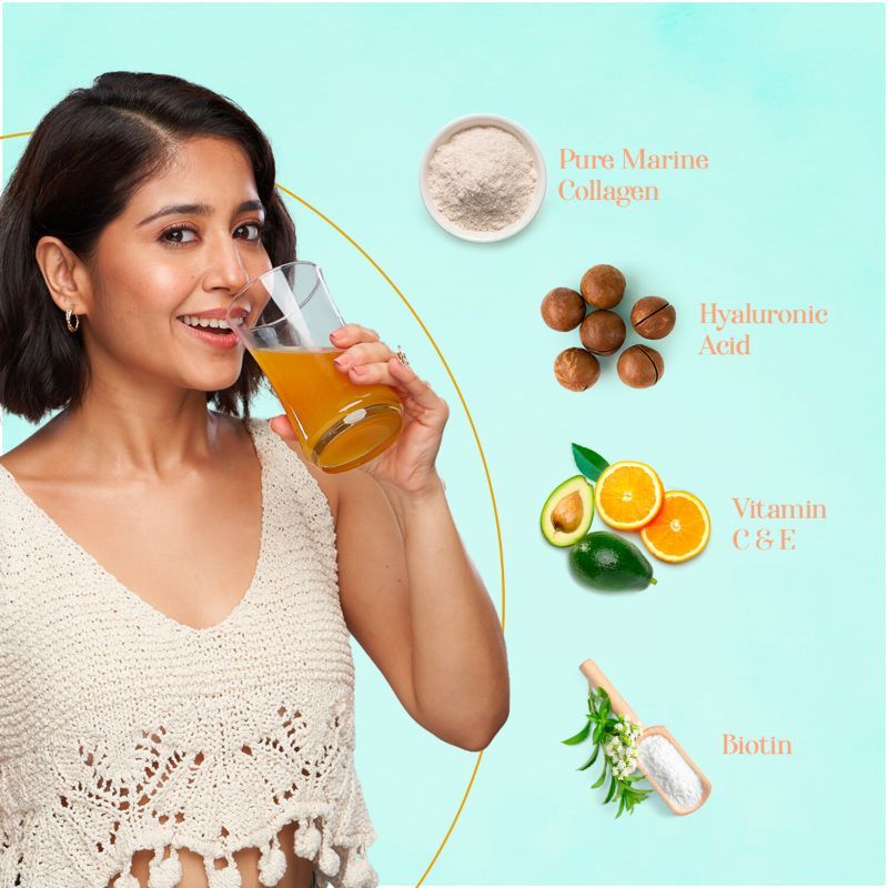 HealthKart Hk Vitals Skin Radiance Collagen Supplement With Biotin ...