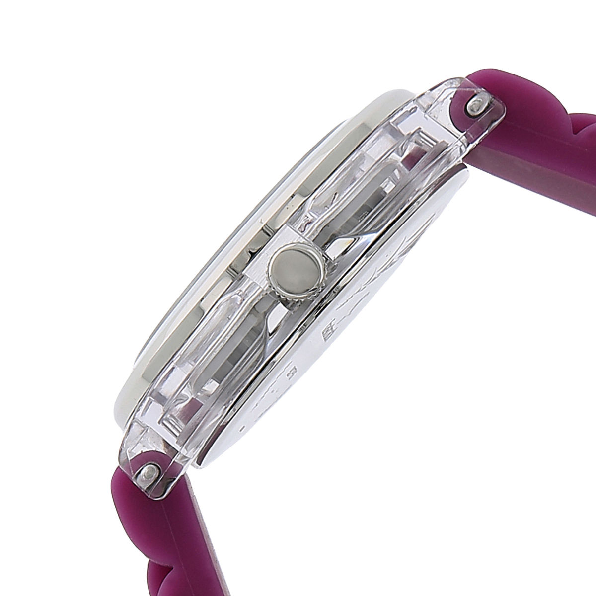 Fastrack Silver Dial Purple Plastic Strap Watch: Buy Fastrack Silver ...