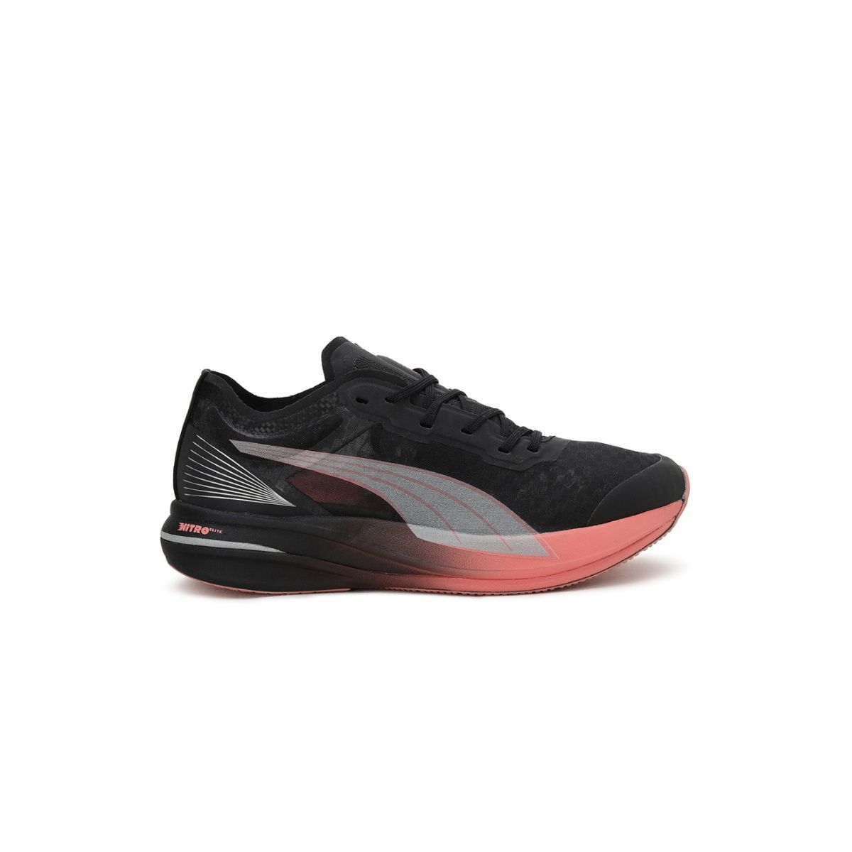 Buy Puma Deviate Nitro Elite Carbon Womens Black Running Shoes Online