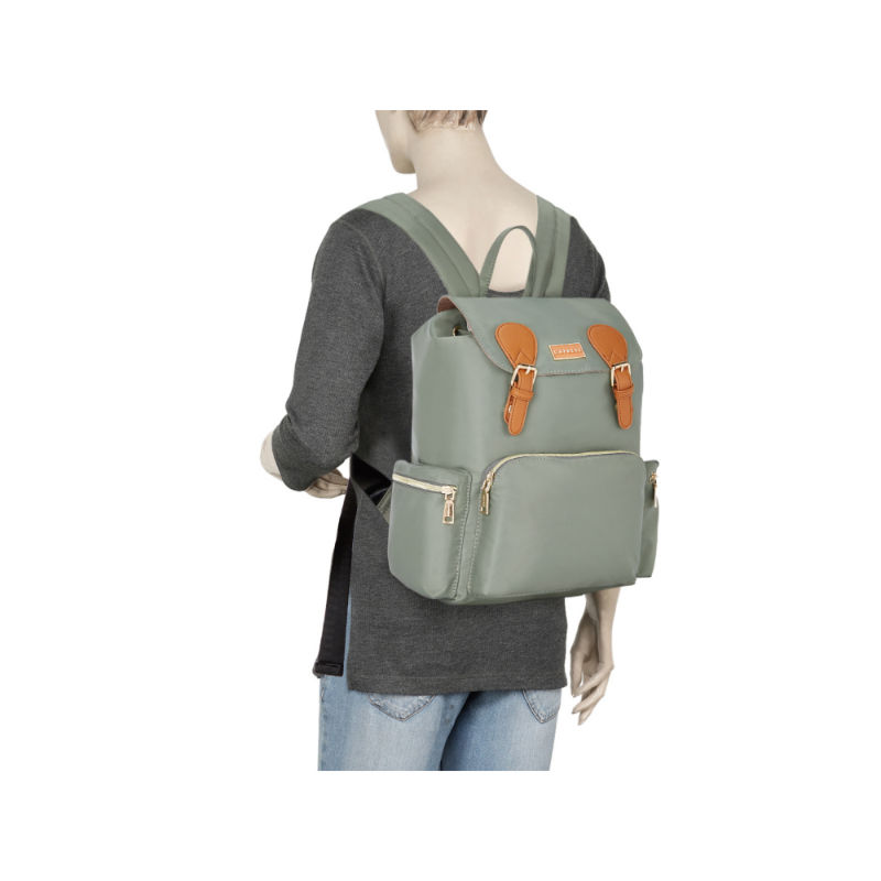 Buy Caprese Cindy Large (E) Dusty Green Backpack Online