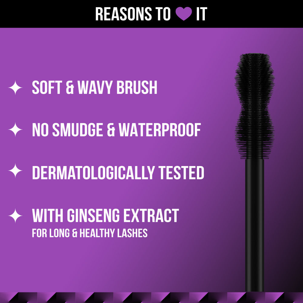 Buy Staze 9to9 All Eyes On You Volumizing + Waterproof Mascara - 01 ...
