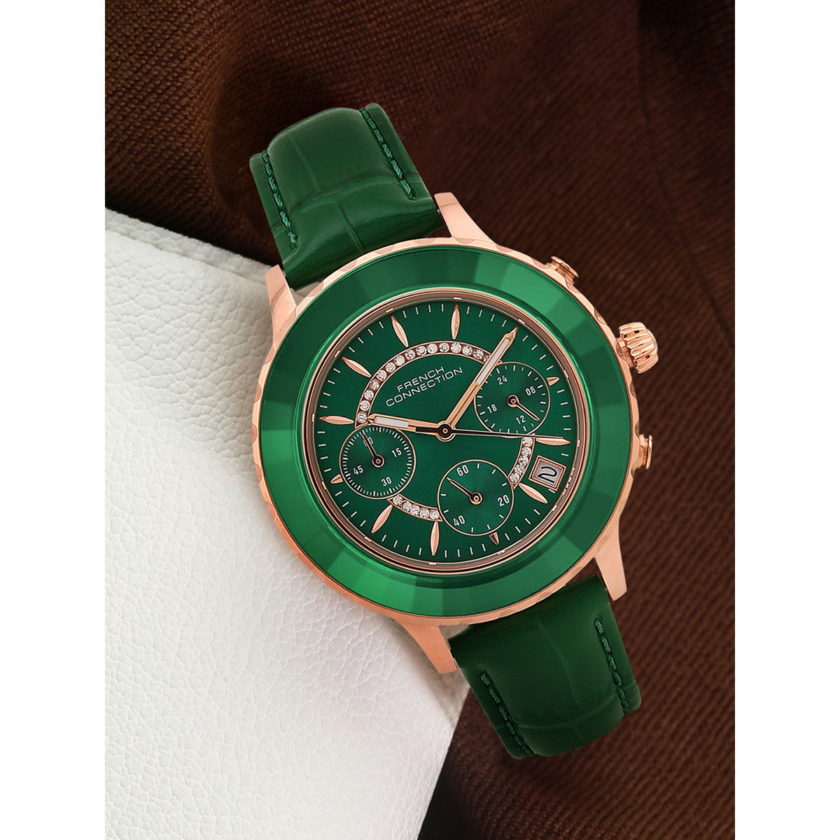 Buy French Connection Green Dial Analog Watch for Women - FCF03GL Online