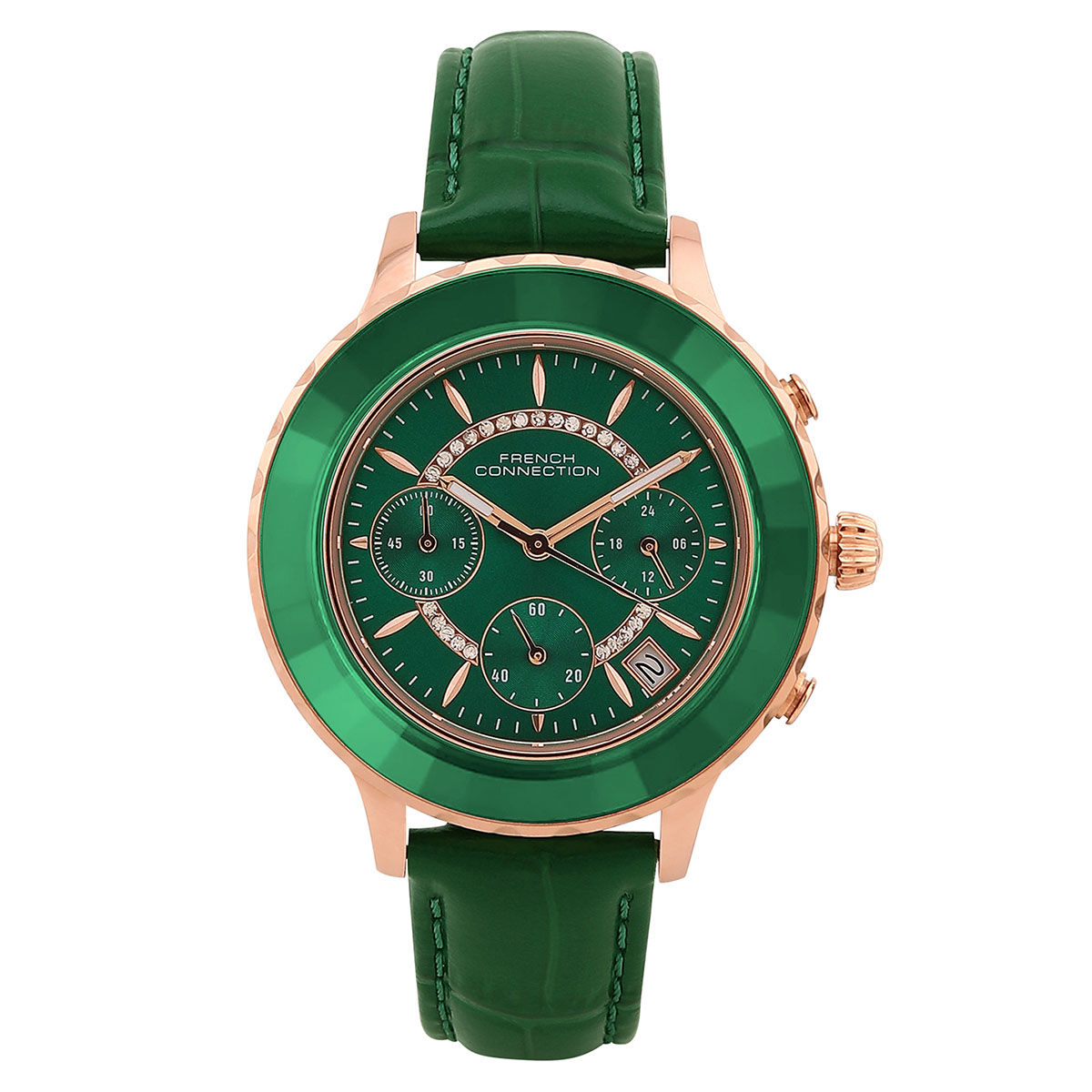 Buy French Connection Green Dial Analog Watch for Women - FCF03GL Online