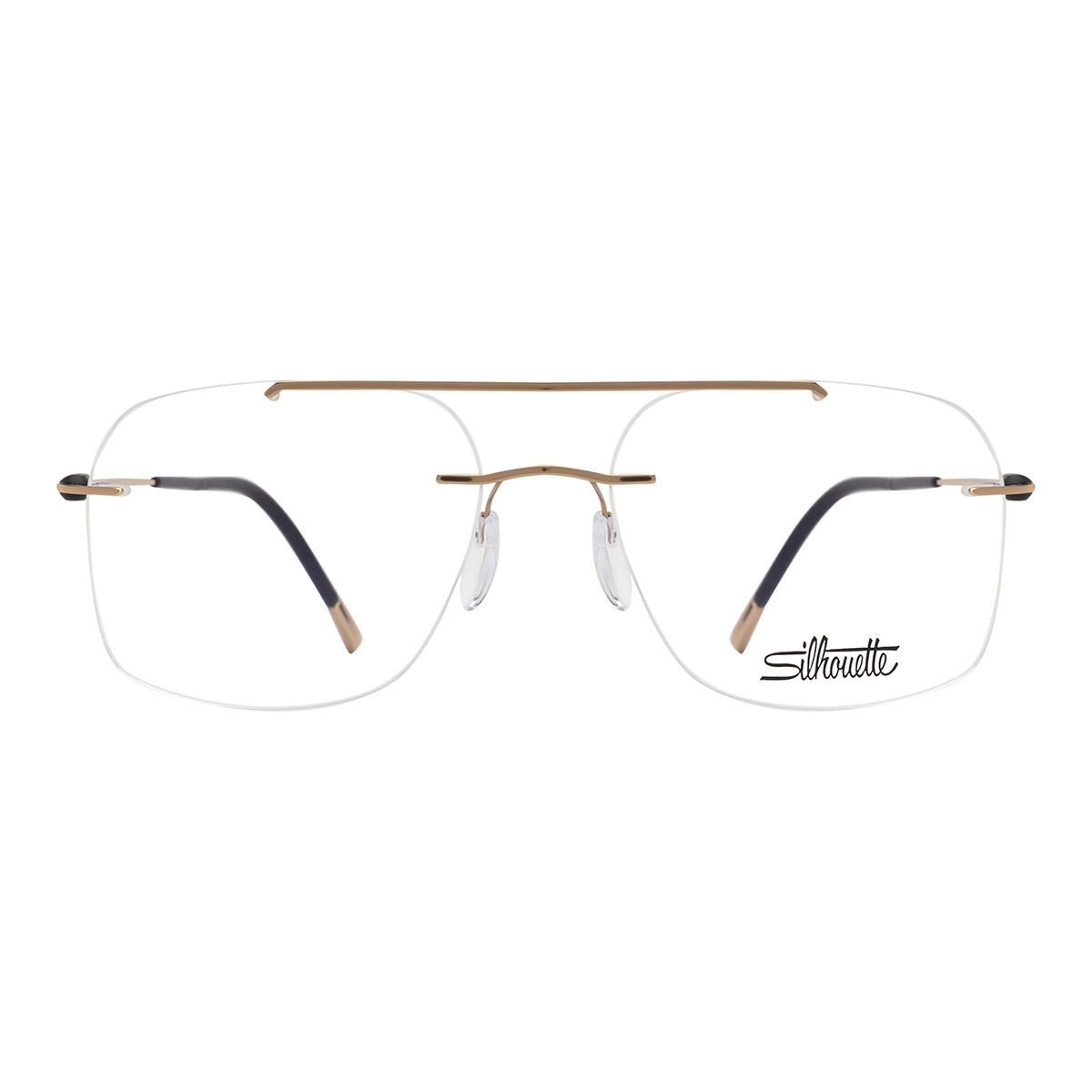 Buy Silhouette Rimless Eyeglass Gold Frame with No Lens 5561/La 7830 ...