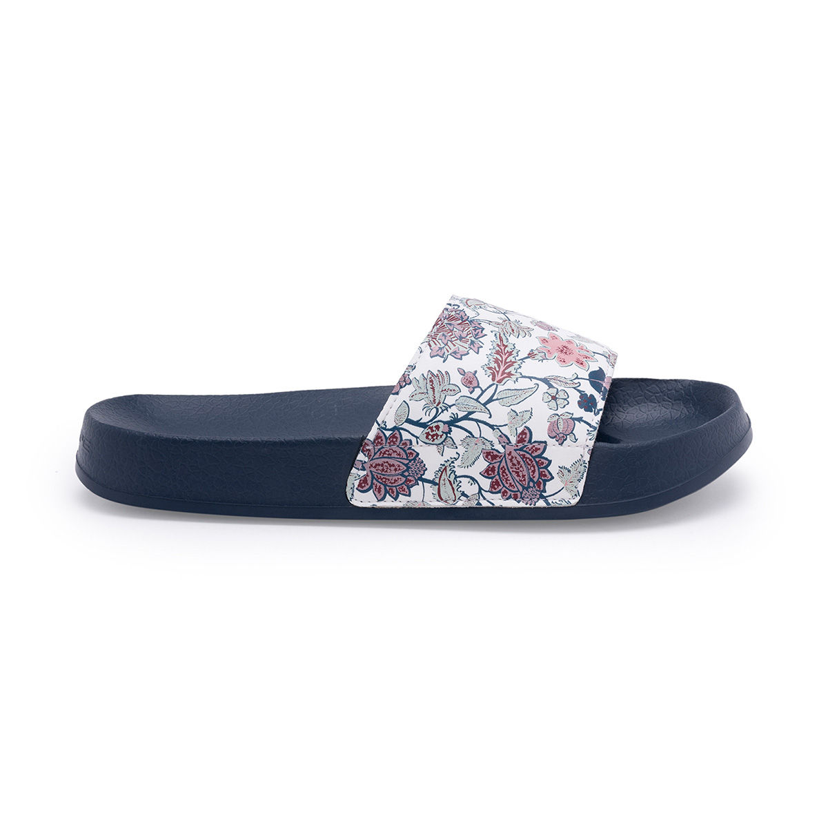 Buy Red Tape Floral Navy Sliders Online