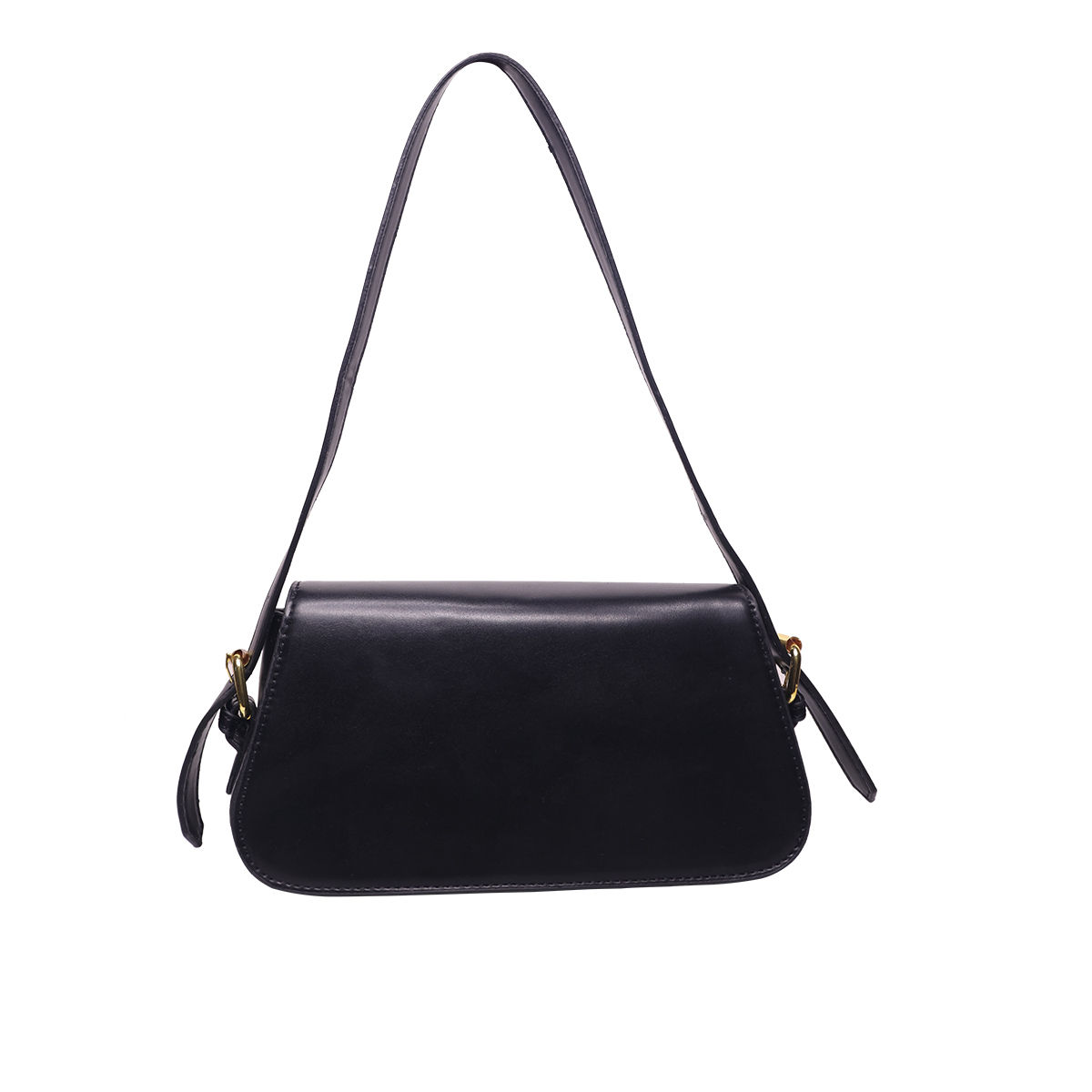 Angeline Rectangular Solid Black Handbag: Buy Angeline Rectangular ...