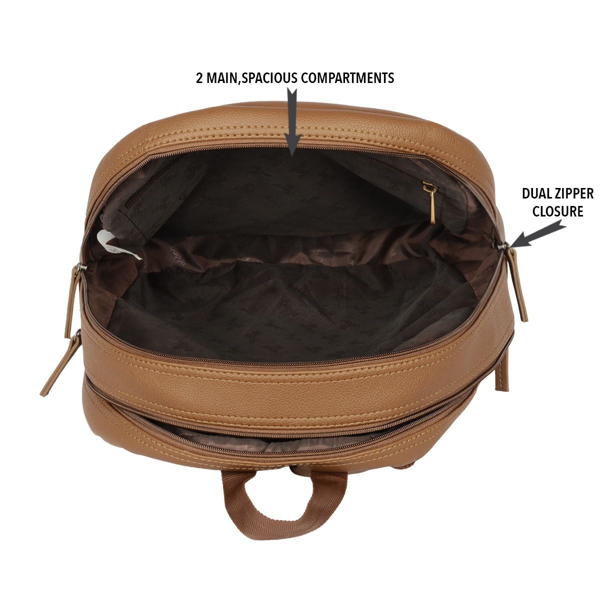 Buy Baggit Reps Yellow Large Backpack Online